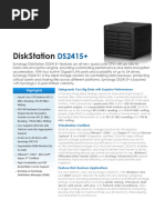 DS923+ Product Specification | PDF | File System | Solid State Drive