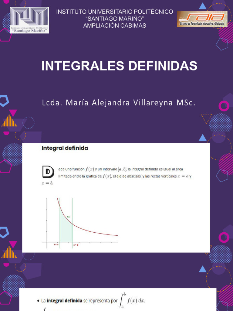 Integrales Definidas | PDF