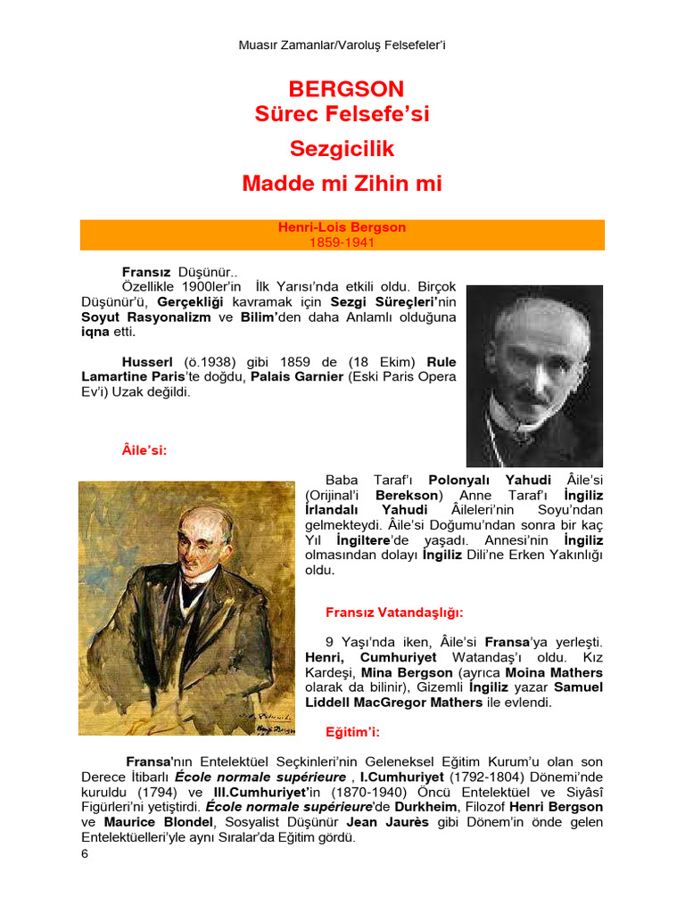 Henri Bergson | PDF