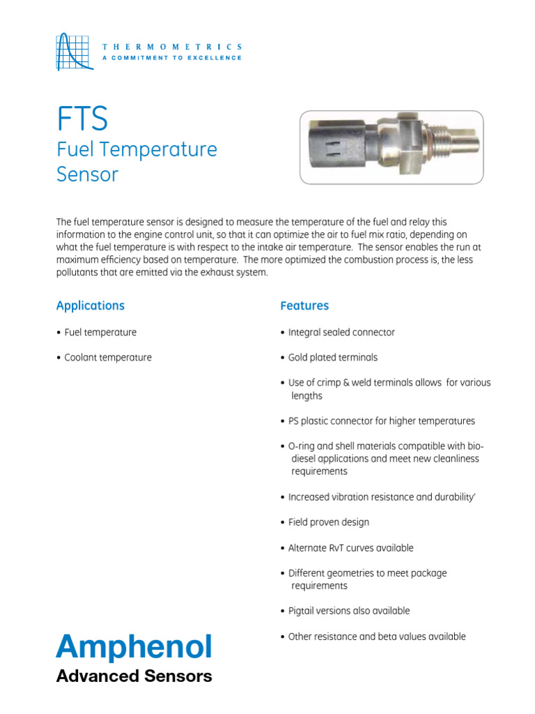 AAS 920 535A Thermometrics FTS 032714 Web | PDF | Electrical Connector ...