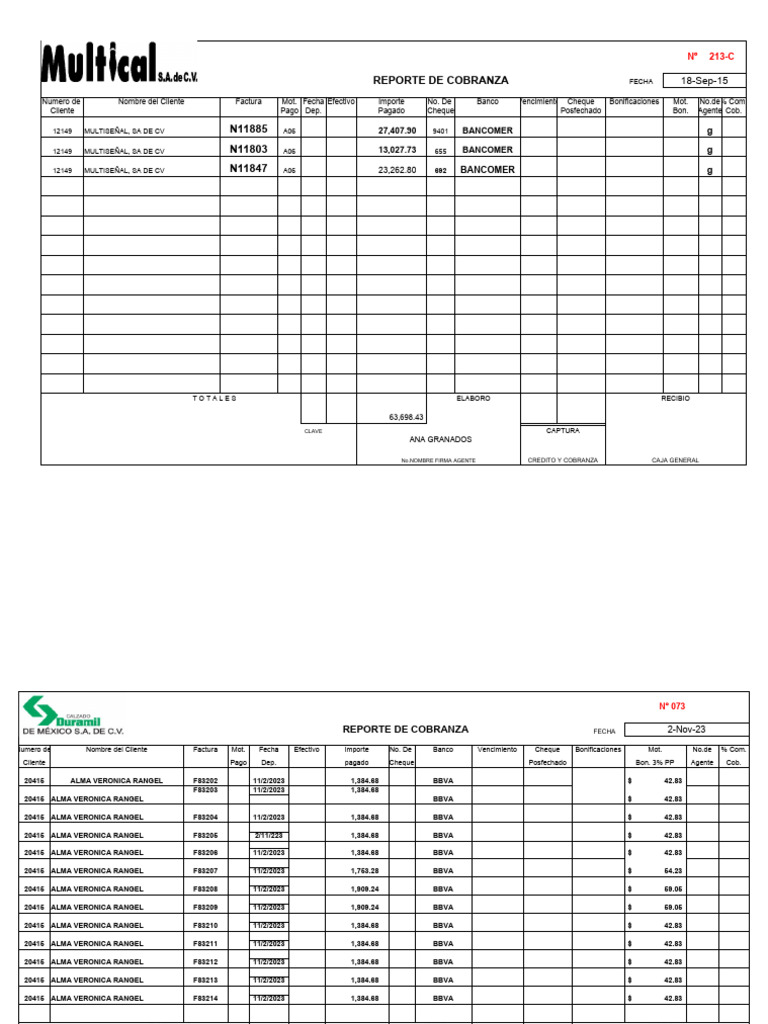 Copia De Cobranza Pdf Bancos Cheque