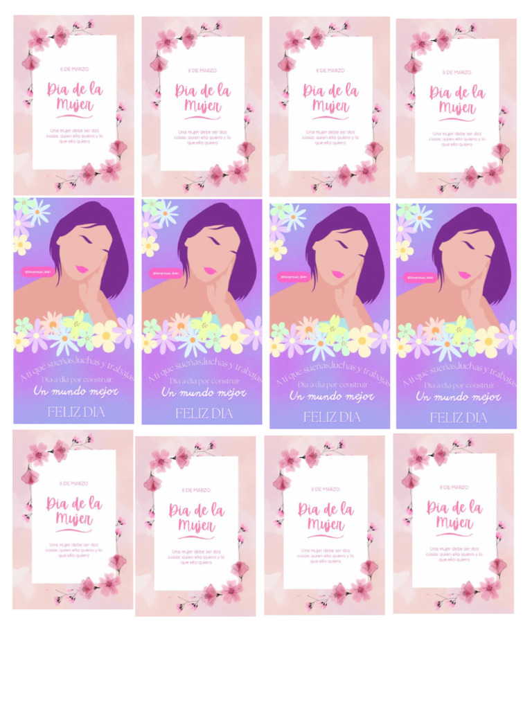 Dia De La Mujer Pdf