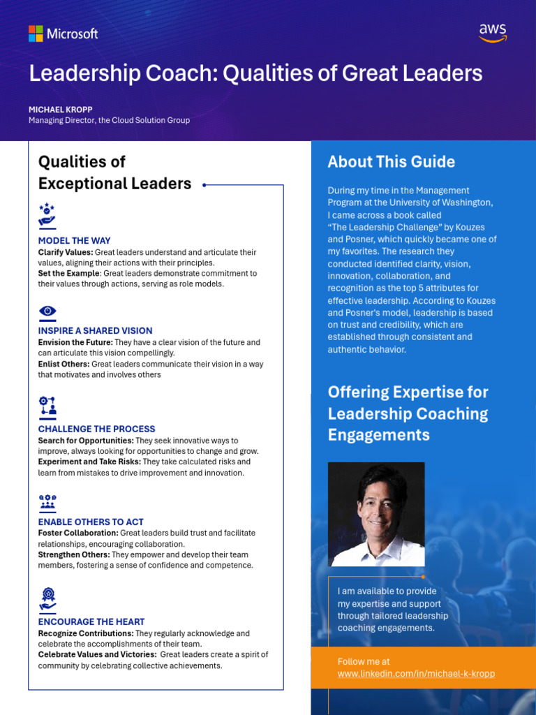Top Qualities of Exceptional Leaders | PDF | Leadership | Applied ...