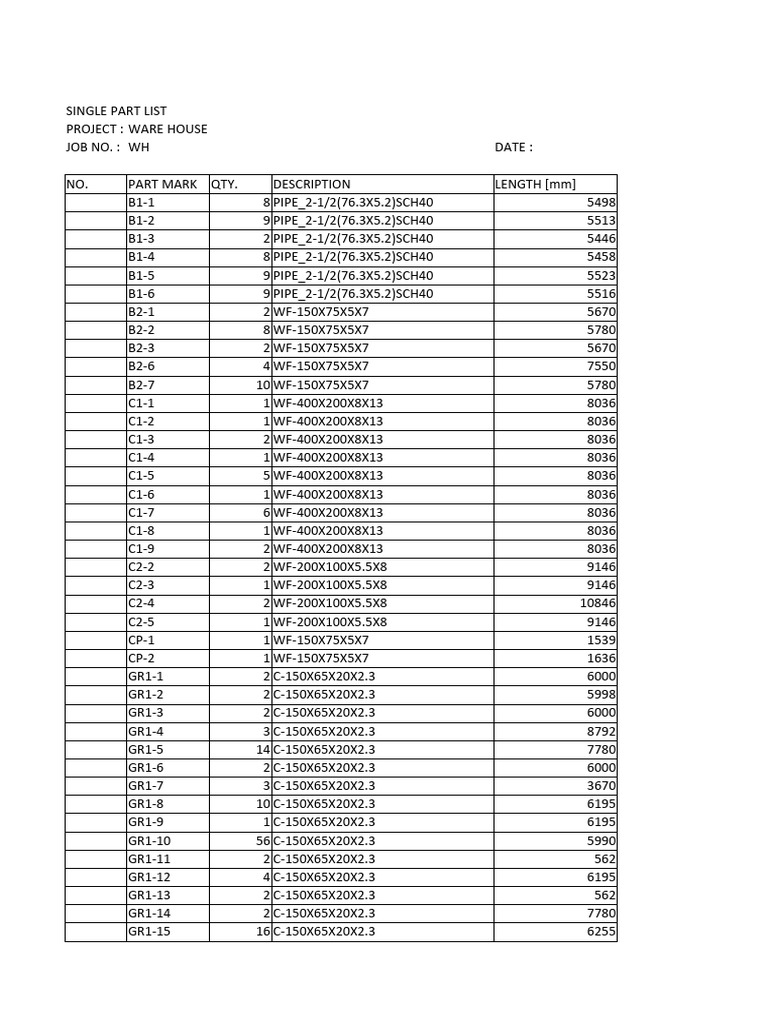 Report Single Part - WH - 10-02-2024 | PDF | Home & Garden | Computers