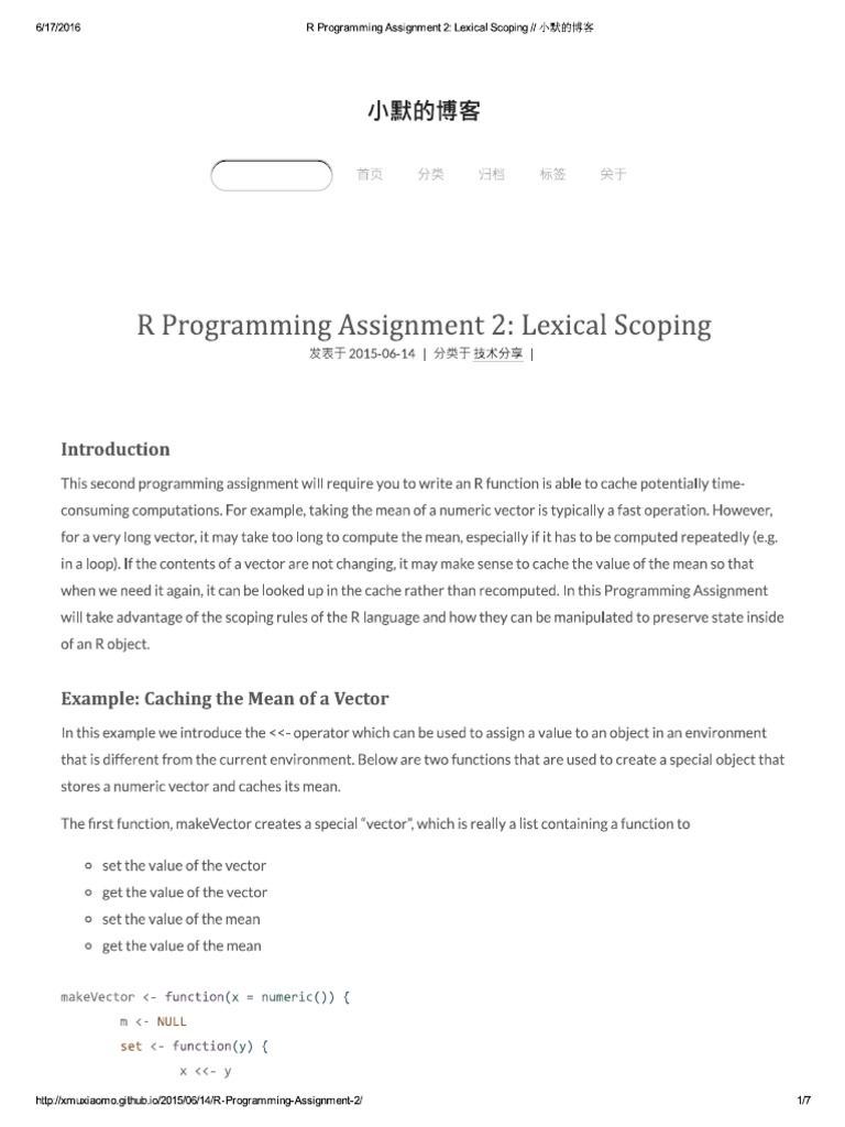 Assignment2 R Language | PDF