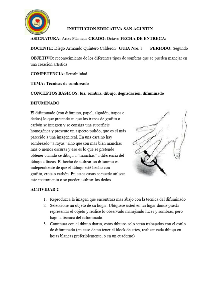 Octavo Guia 2 | PDF | Dibujo