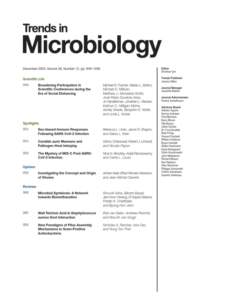 Advisory Board and Contents Timi | PDF | Microbiology | Biology