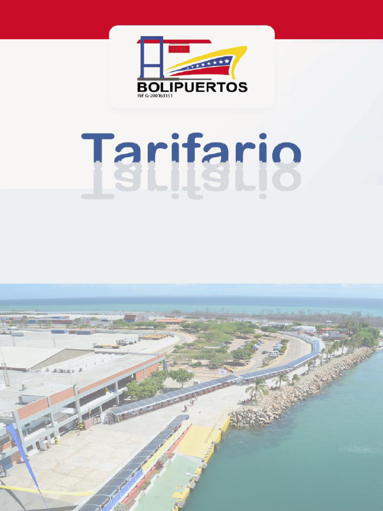 TARIFARIO BOLIPUERTOS | PDF | El comercio internacional | Puerto