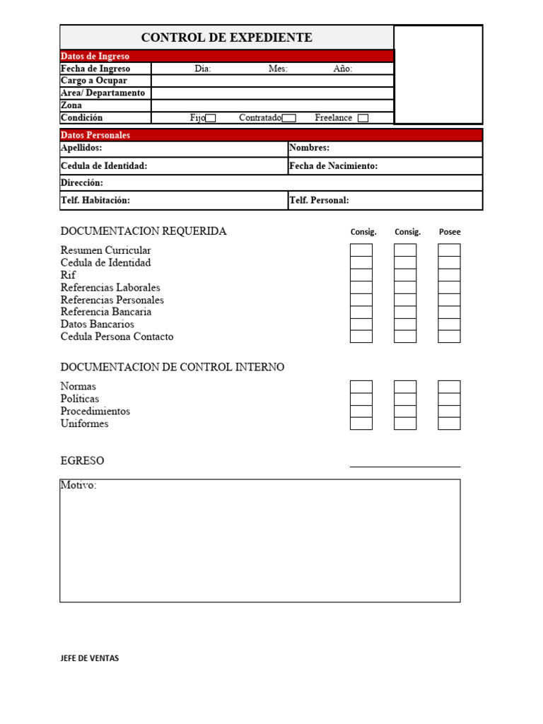 Control de Expediente | PDF | Crecimiento personal y profesional | Derecho