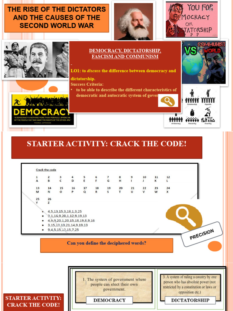 Dictatorship vs Democracy Explained | PDF | Dictatorship | Dictator