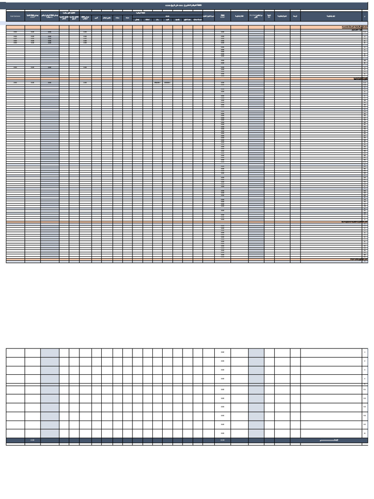 Cost Control Detailed Sheet Palm | PDF
