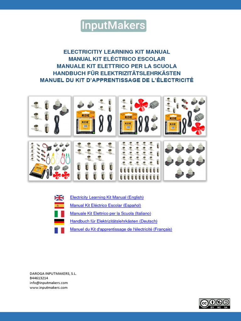 Multilanguage Electricity Learning Kit Manual | PDF | Switch ...