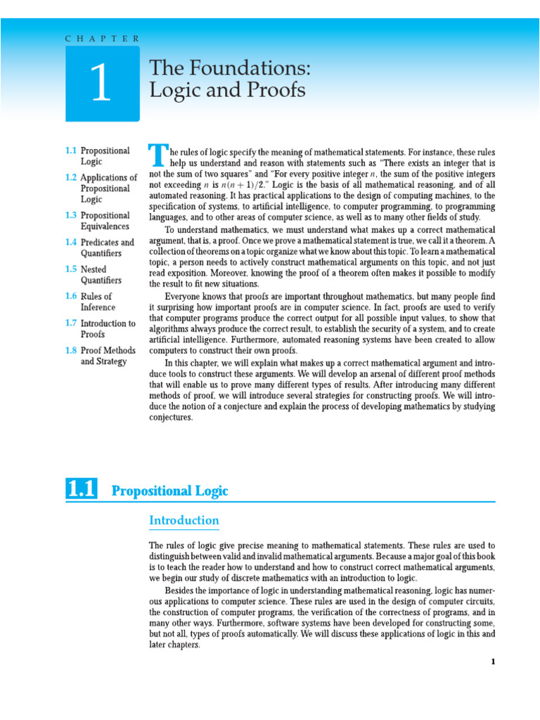 Propositional Logic | PDF | If And Only If | Boolean Algebra