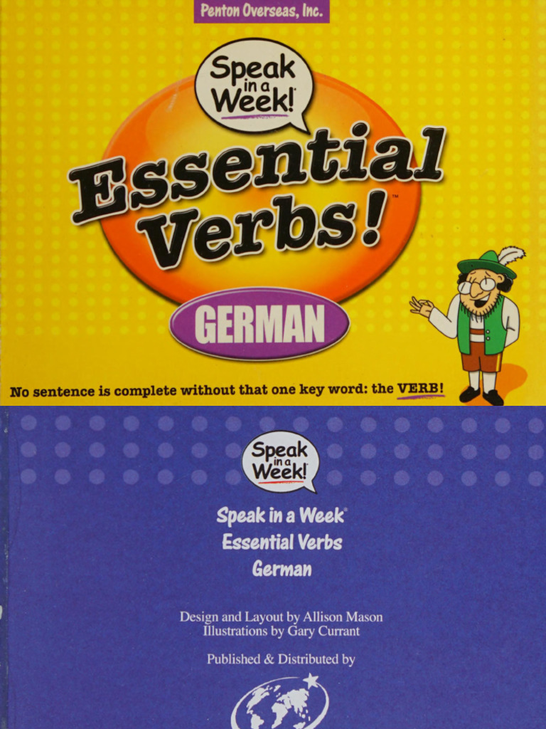Speak in A Week - Essential Verbs | PDF