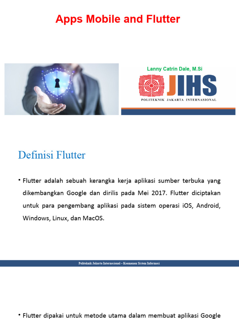 Pertemuan 1 Perkenalan Flutter | PDF | Bisnis | Komputer