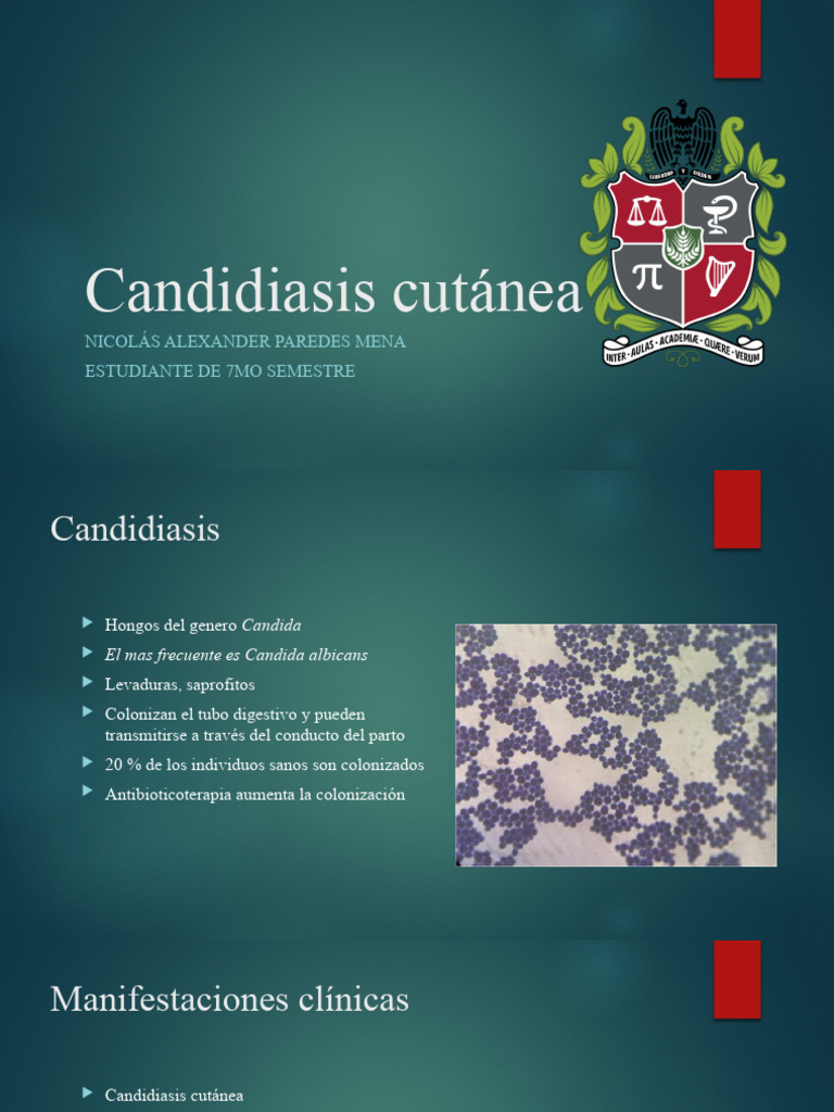 Candidiasis Cutánea | PDF | Candidiasis | Medicina