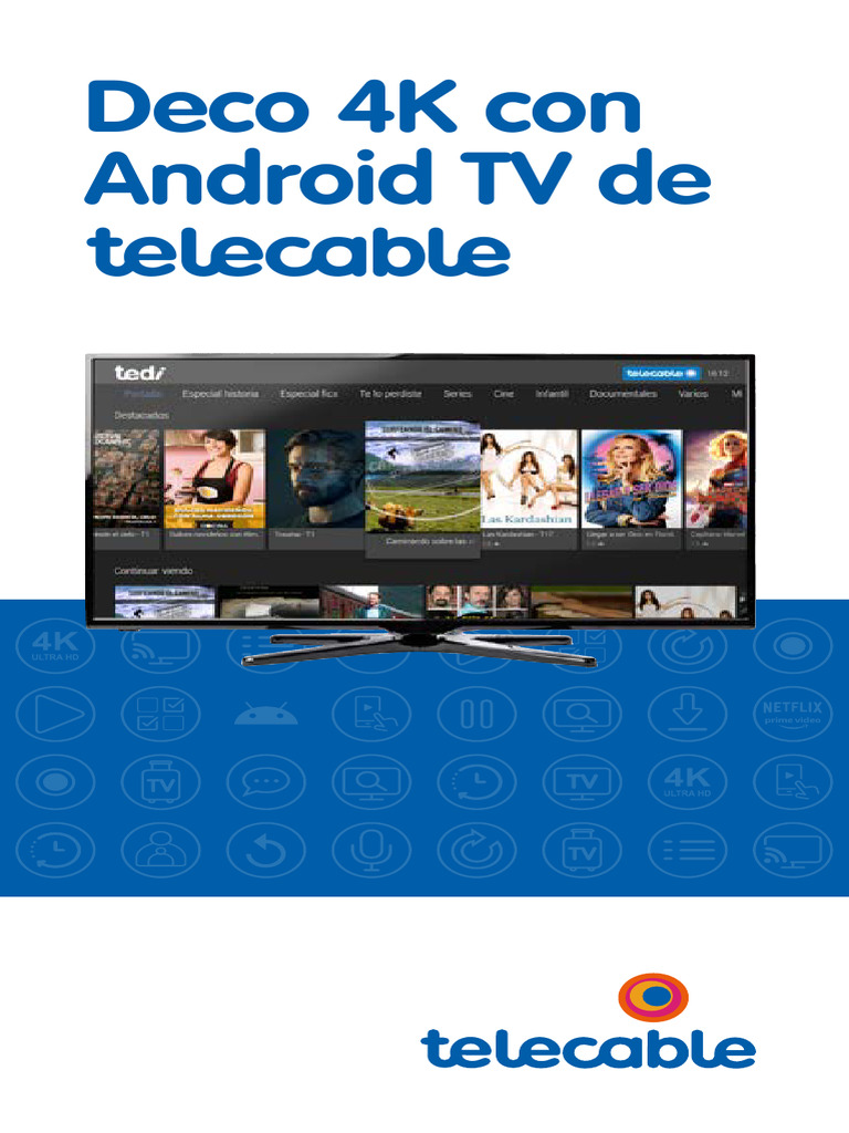 Deco 4K Con Android TV Telecable | PDF | Netflix | Informática