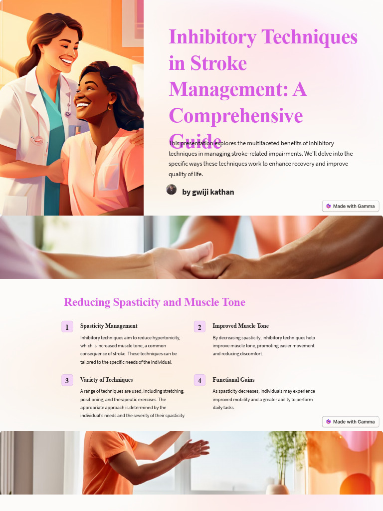 Inhibitory Techniques in Stroke Management A Comprehensive Guide | PDF ...