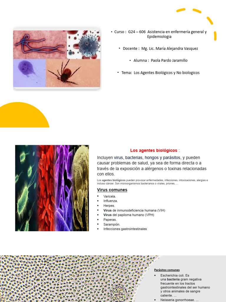 Agentes Biologicosy No Biologicos | PDF | Salud y bienestar