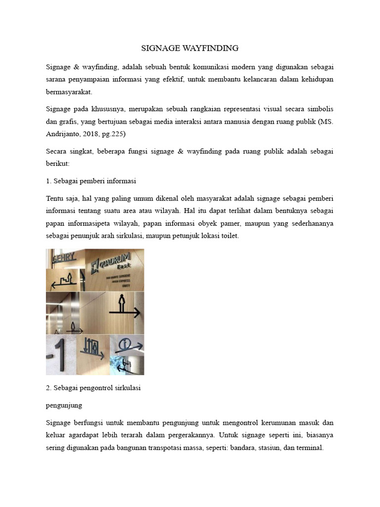 Signage Wayfinding | PDF