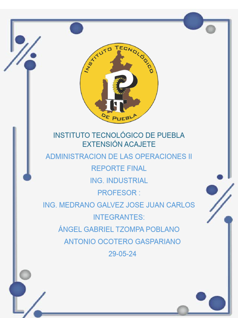 Gestión de Operaciones en Panadería | PDF | Lean Manufacturing ...