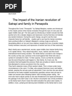 Persepolis Analysis | PDF