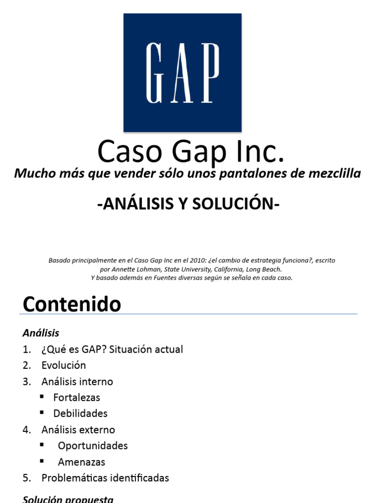 Caso GAP JBLG | PDF | Sector privado | Business