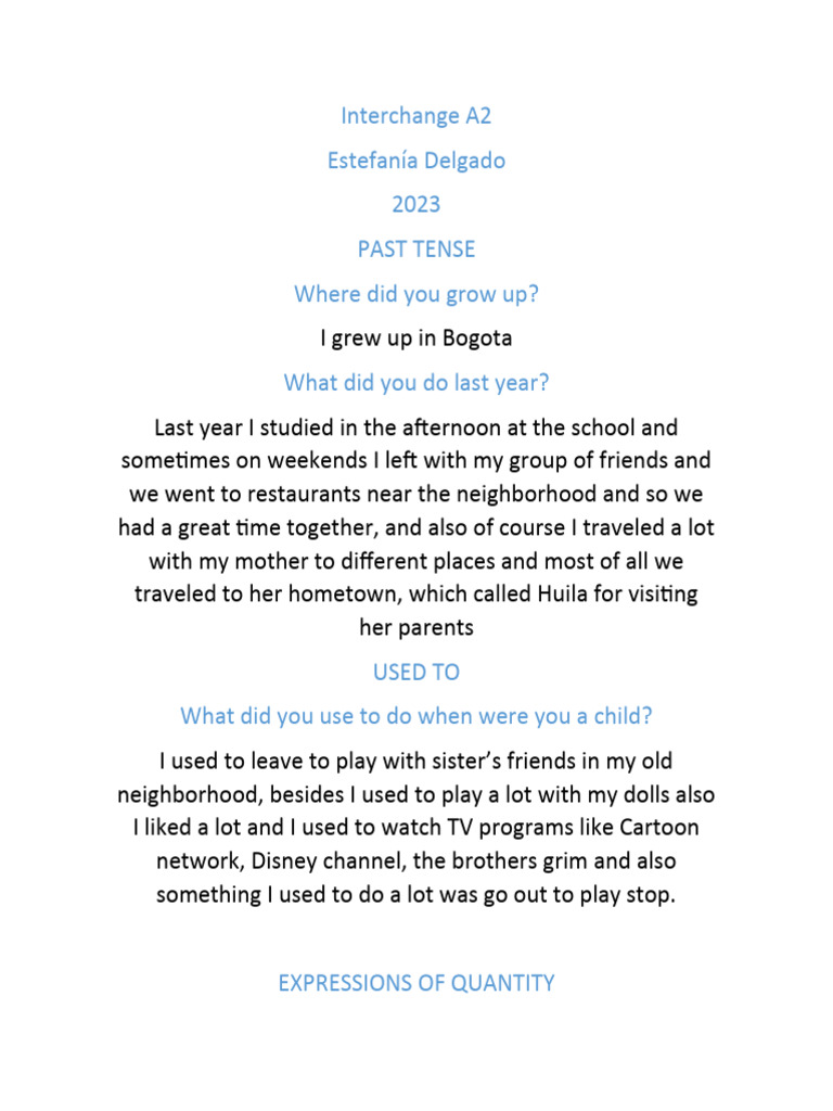 Interchange A2 Finished | PDF | Language Mechanics | Linguistic Morphology