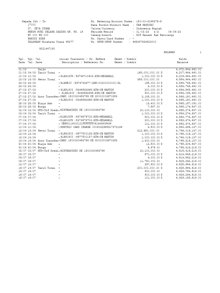 REK | PDF | Indonesia | Indonesian People