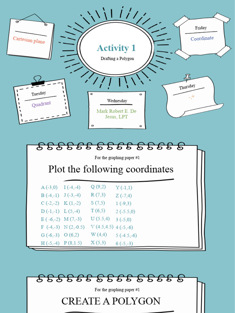 Activity 1 Cartesian Plane | PDF