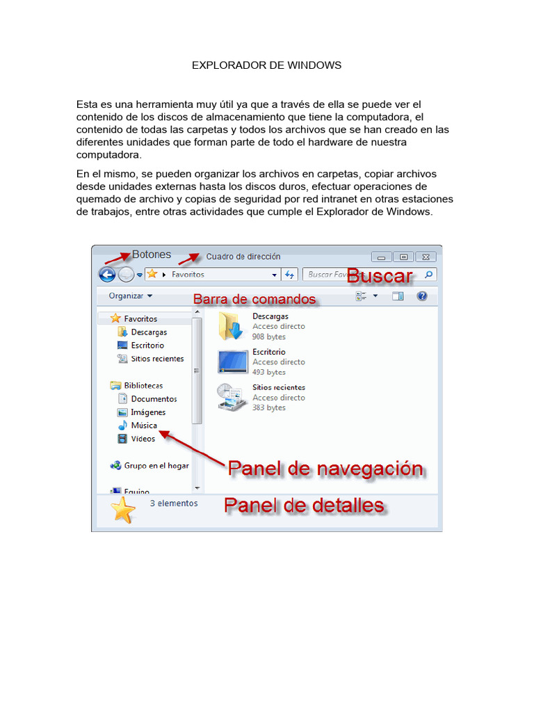 Explorador de Windows | PDF