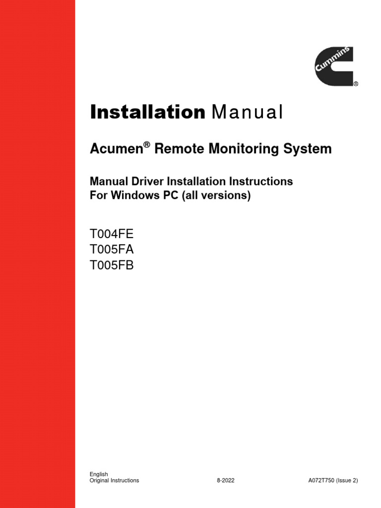 Acumen Install Manual | PDF | Computer File | Directory (Computing)