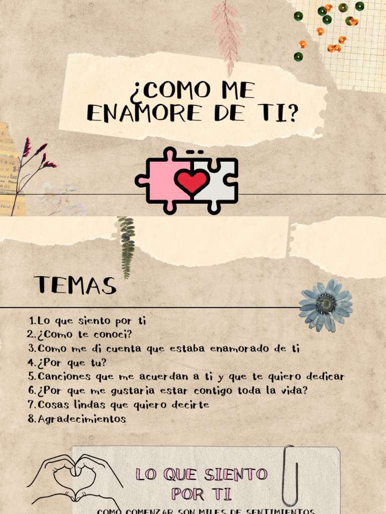 ¿Como Me Enamore de Ti | PDF