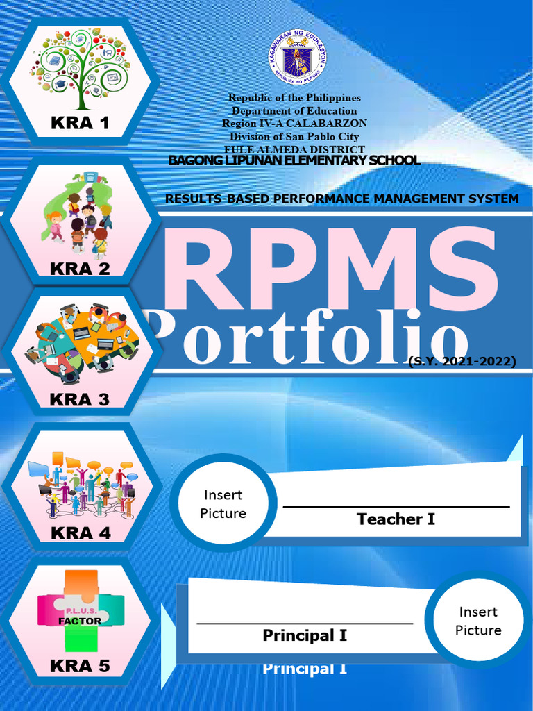 RPMS Portfolio BLUE | PDF | Educational Assessment | Learning