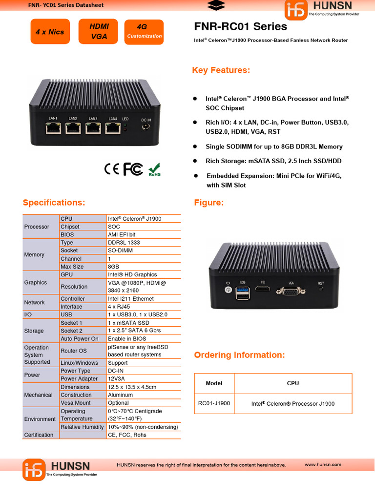 RC01 Datasheet Download | PDF | Solid State Drive | Usb