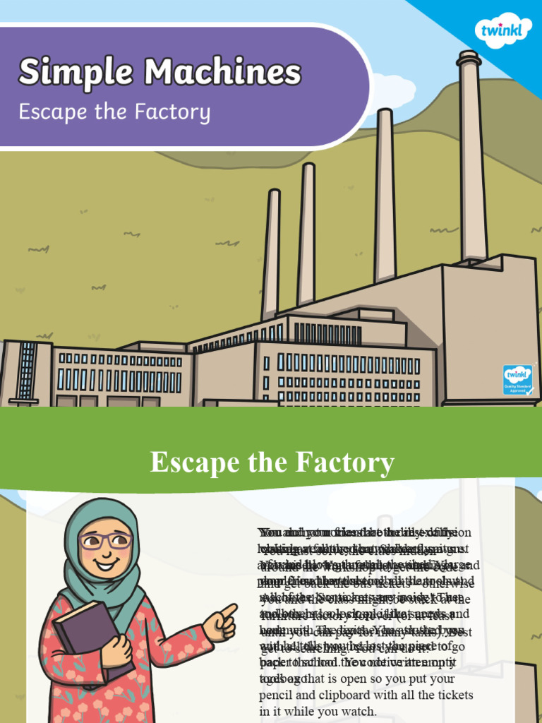 Simple Machines Escape The Factory | PDF | Machines | Mechanical ...