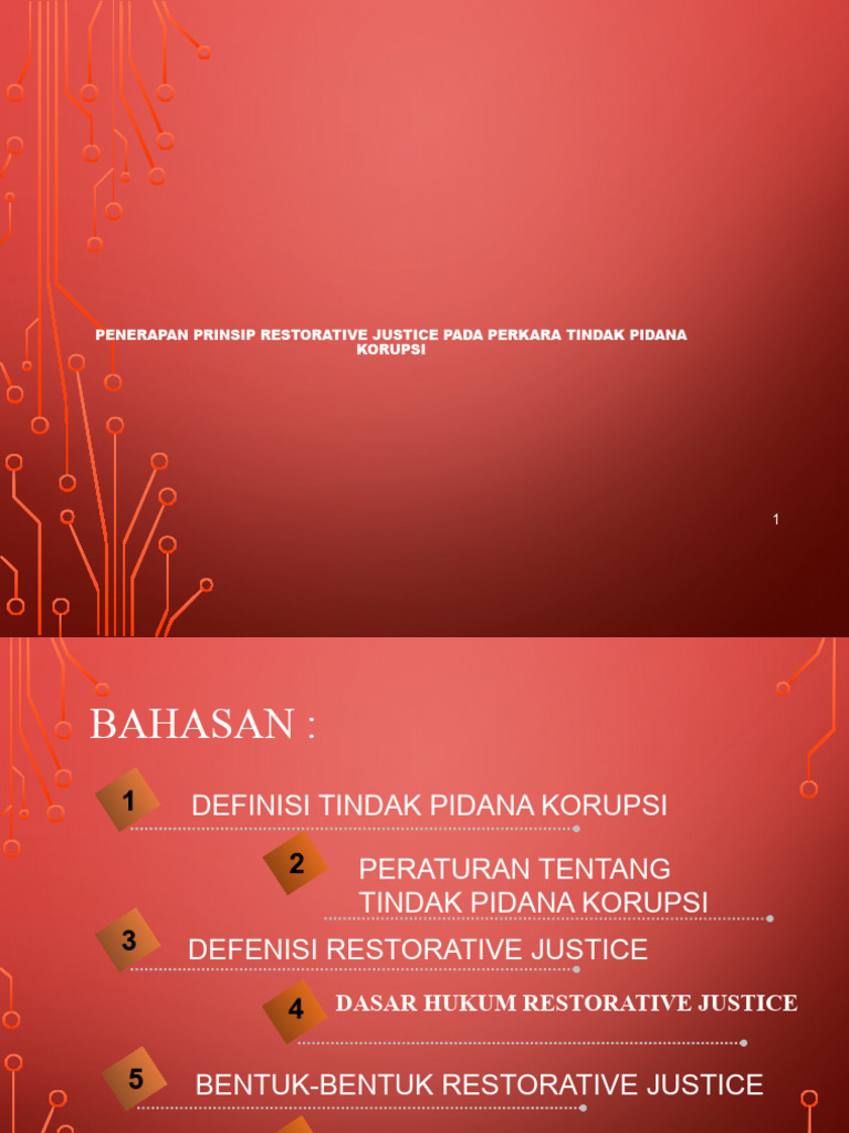 Ppt-Hukum-Pidana-Restorative Justice | PDF | Hukum