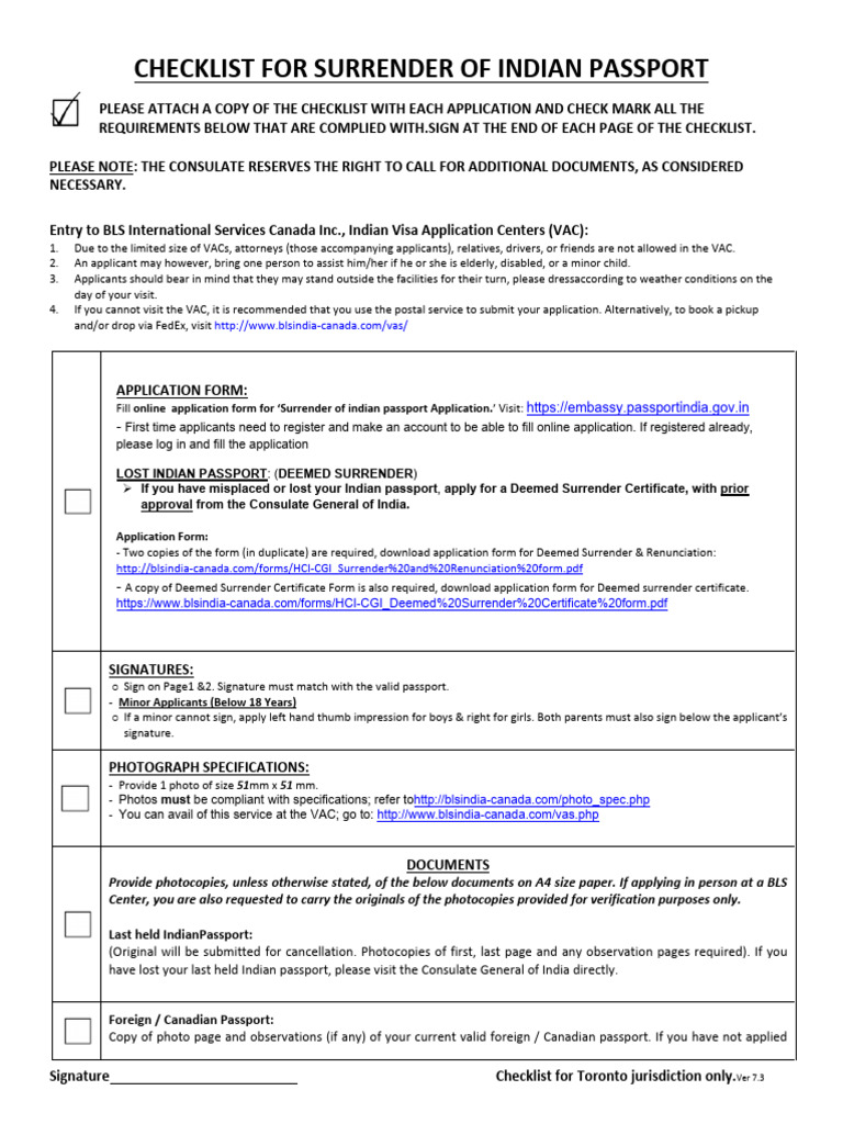 Toronto Indian Passport Surrender | PDF | Government And Personhood | International Law