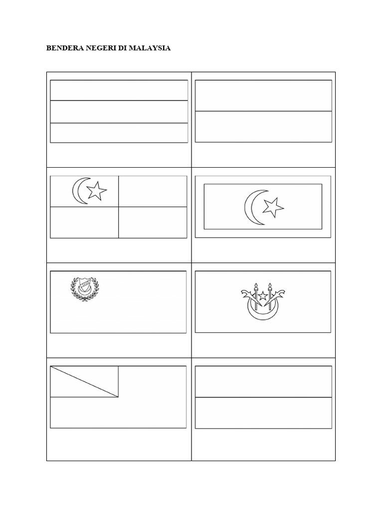 Bendera Negeri Di Malaysia | PDF