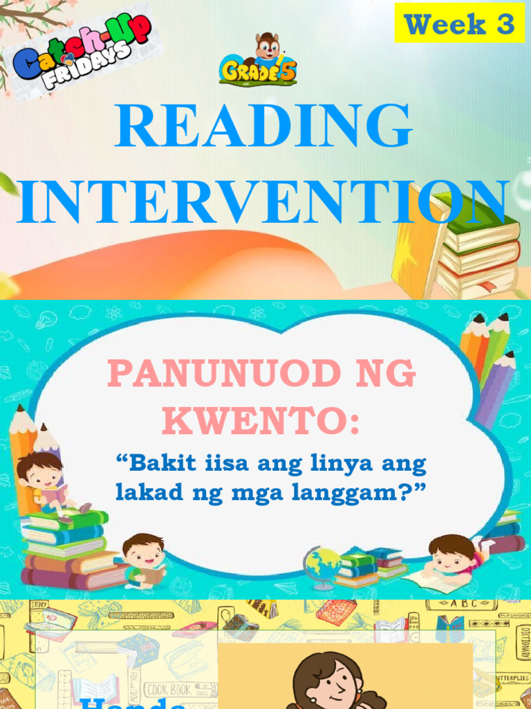 Week 3 - Reading Intervention q4 | PDF