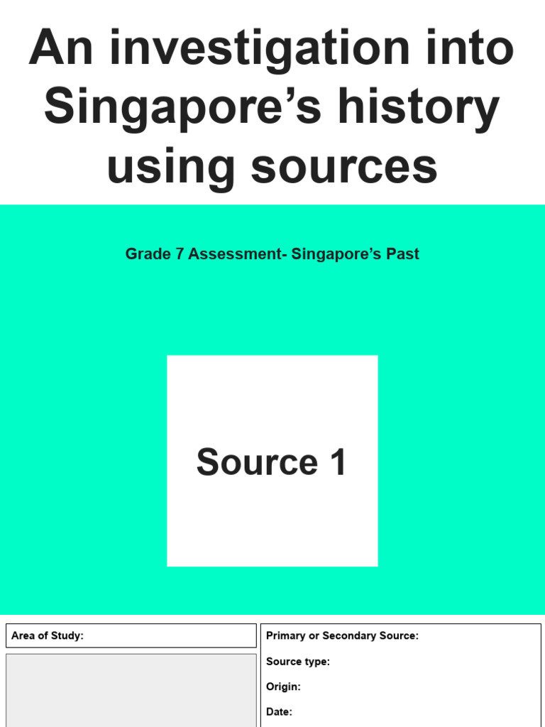 G7 Singapore Assessment Template - For Sharing (Add Name Here) | PDF ...