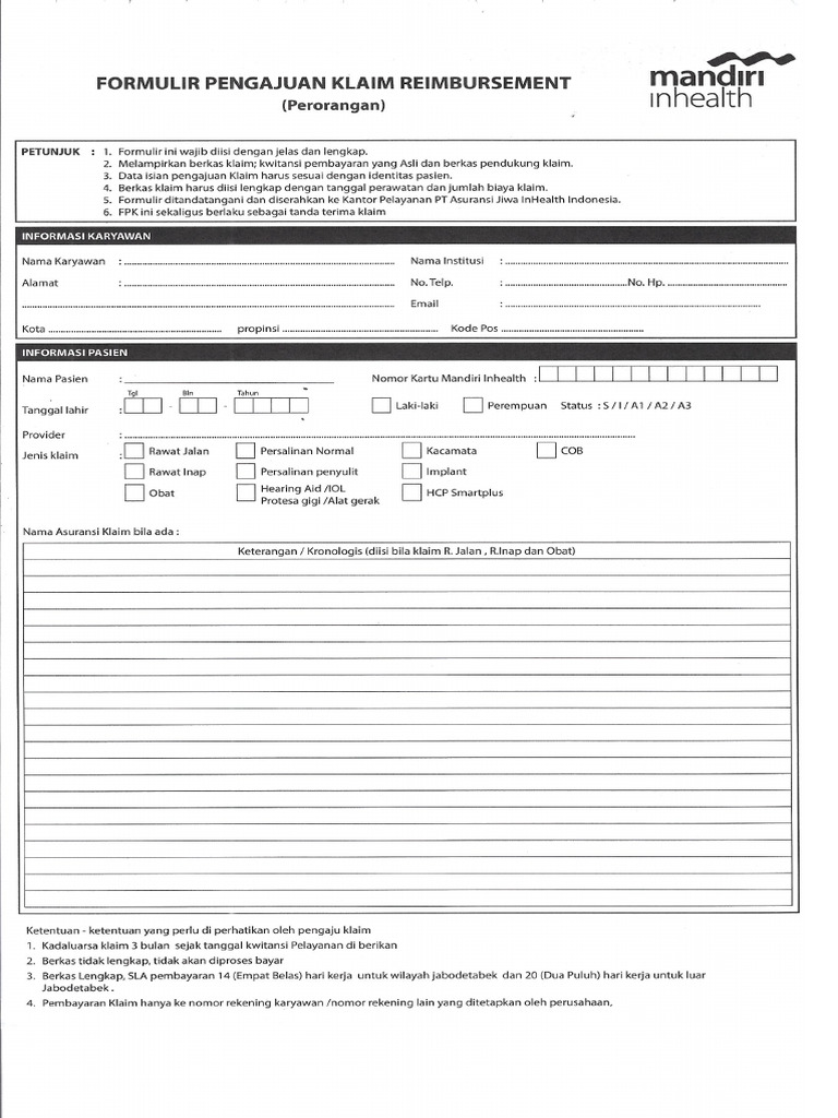 Form FPK Terbaru | PDF