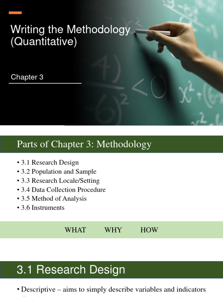Module 1b Methodology (Quantitative) | PDF | Sampling (Statistics) | Statistics