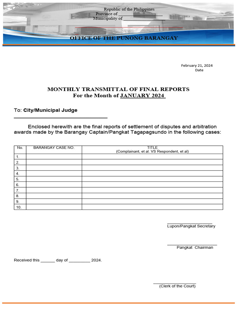 KP Form 28 JUDGE | PDF