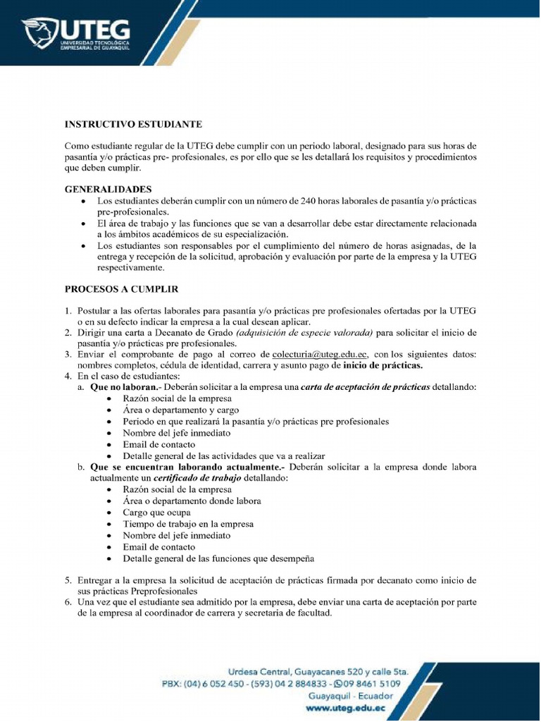 INSTRUCTIVO | PDF | Crecimiento personal y profesional | Negocios