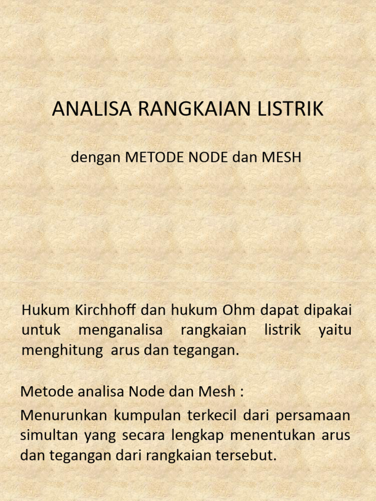 Iii Metode - Node - Dan - Mesh | PDF | Sains & Matematika | Komputer