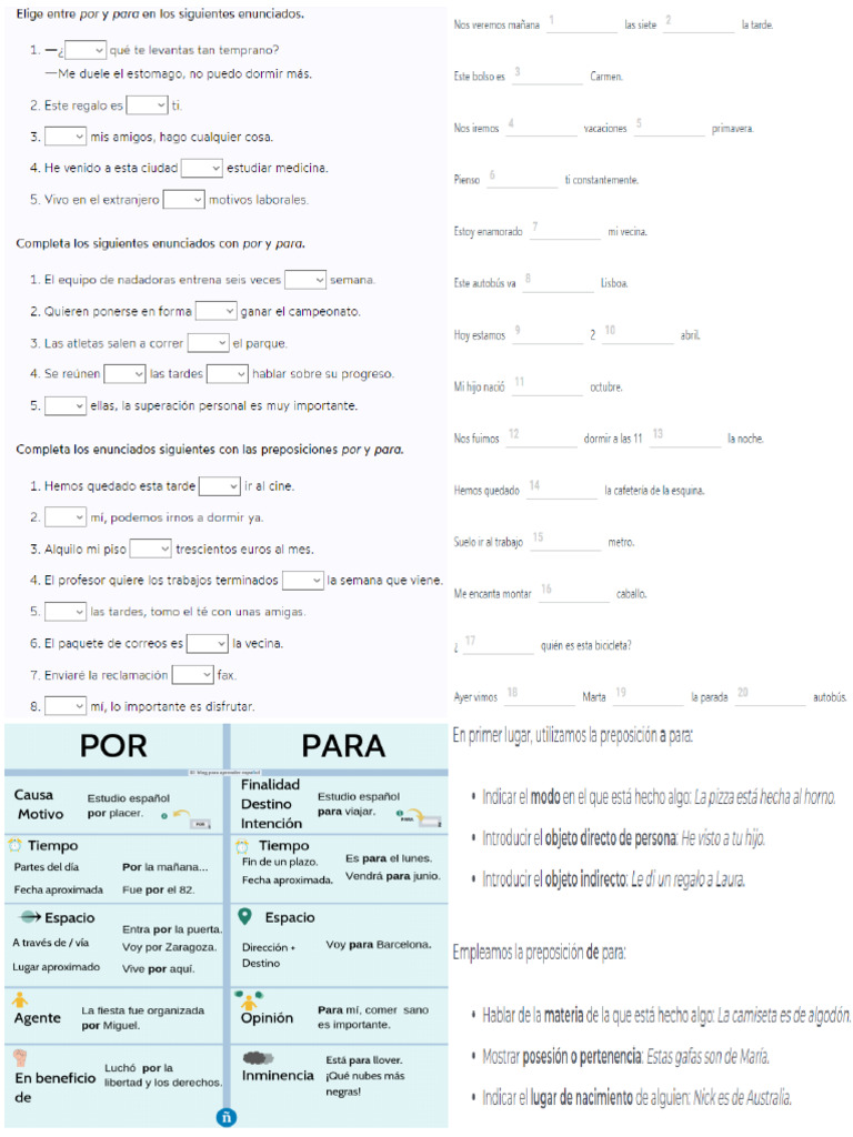 B2 Ser y Estar | PDF