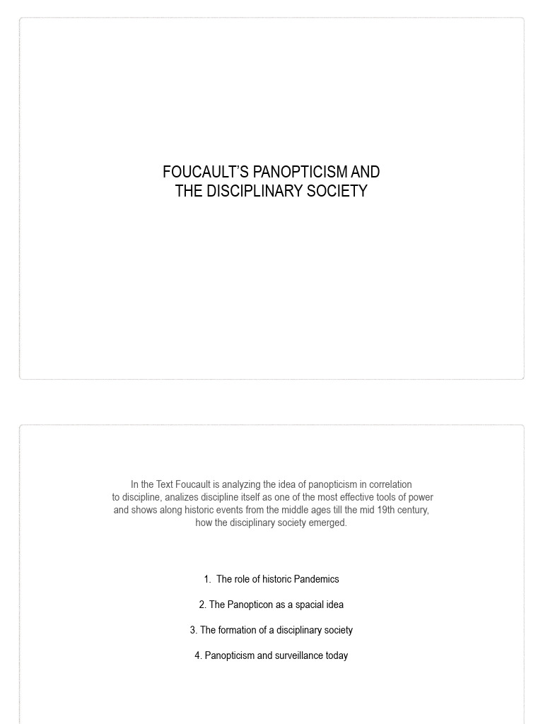 PANOPTICISM | PDF | Surveillance