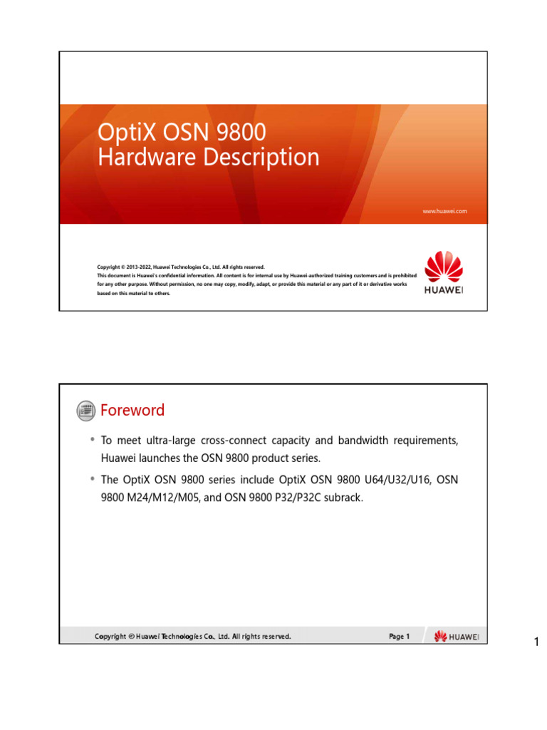 Optix Hardware Description | PDF | Wavelength Division Multiplexing | Telecommunications