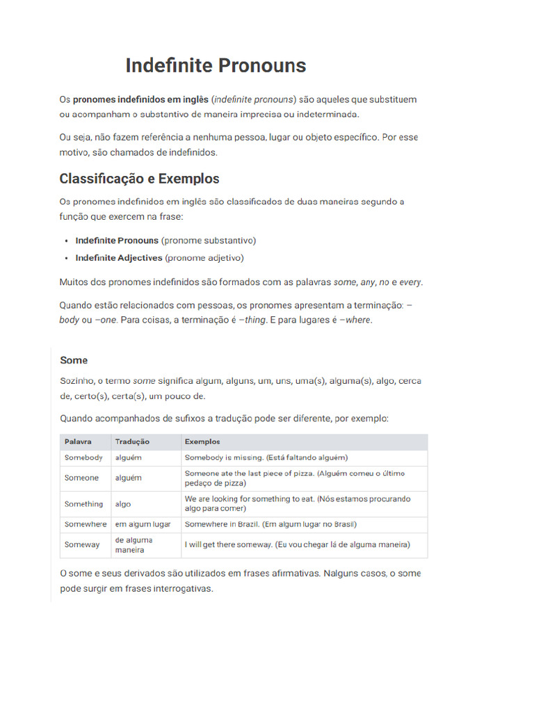 9 Definite and Indefinite PRONOUN | PDF